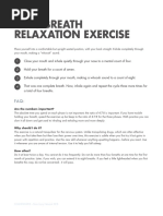 4-7-8 Breath Handout PDF | PDF | Breathing | Relaxation (Psychology)