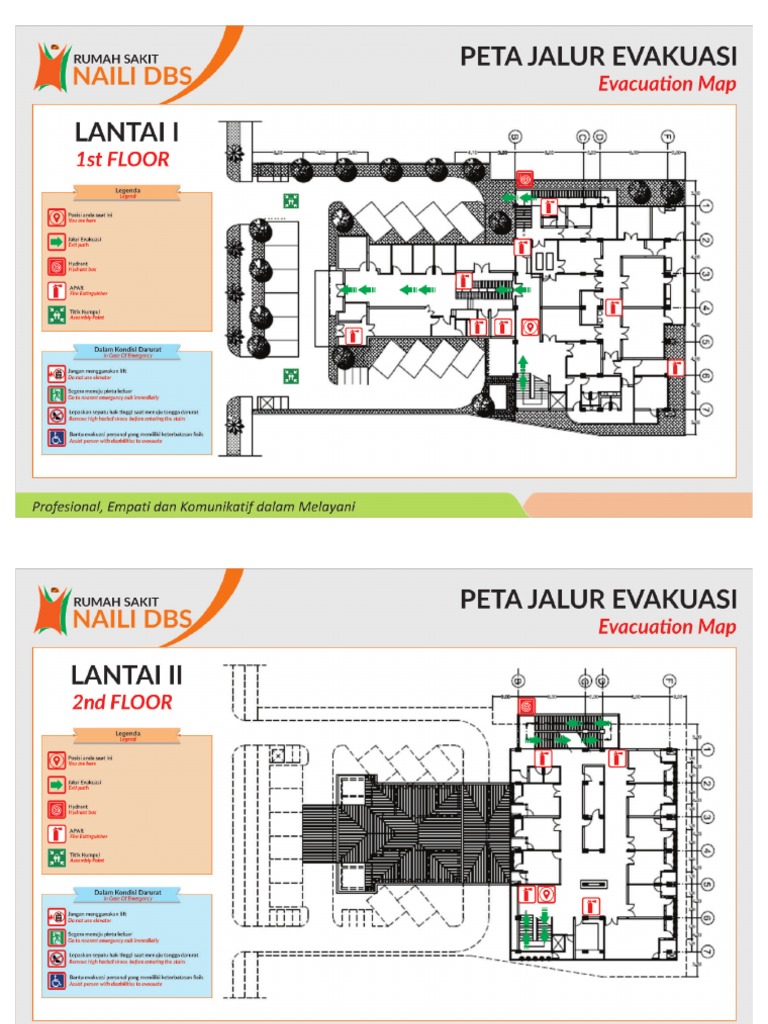 Denah Jalur Evakuasi, Lokasi APAR, CCTV, Smoke Detector, DLL - Compressed | PDF