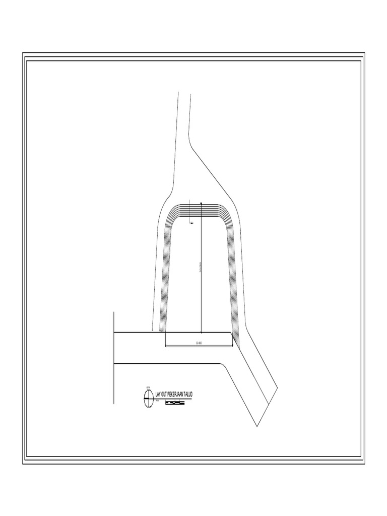 Gambar Talud Denah (1) | PDF