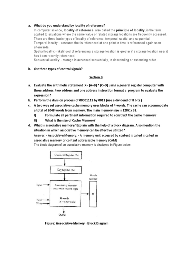 Coa Solution | PDF | Computer Data Storage | Bit