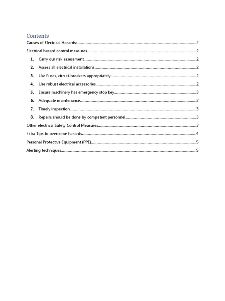 Safety Rules, Regulations and Suggestions | PDF | Electrical Connector ...