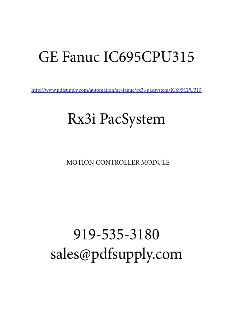 Ic 695 Cpu 315 | PDF | Flash Memory | Central Processing Unit