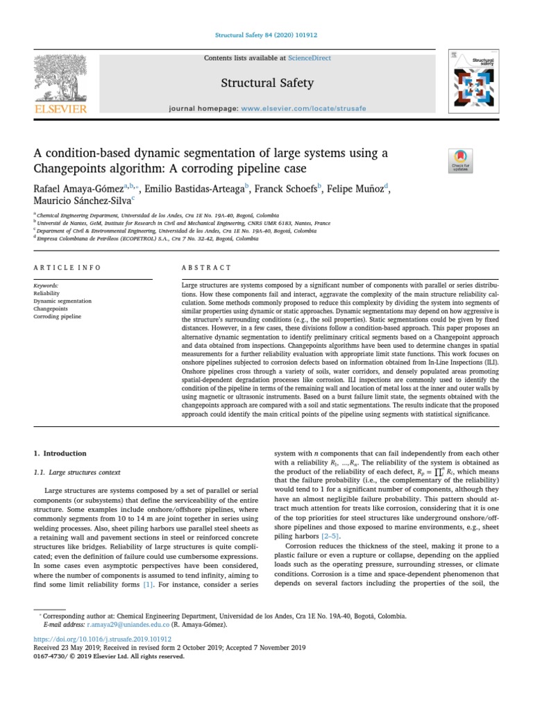 A Condition-Based Dynamic Segmentation of Large Systems Using A | PDF | Image Segmentation ...