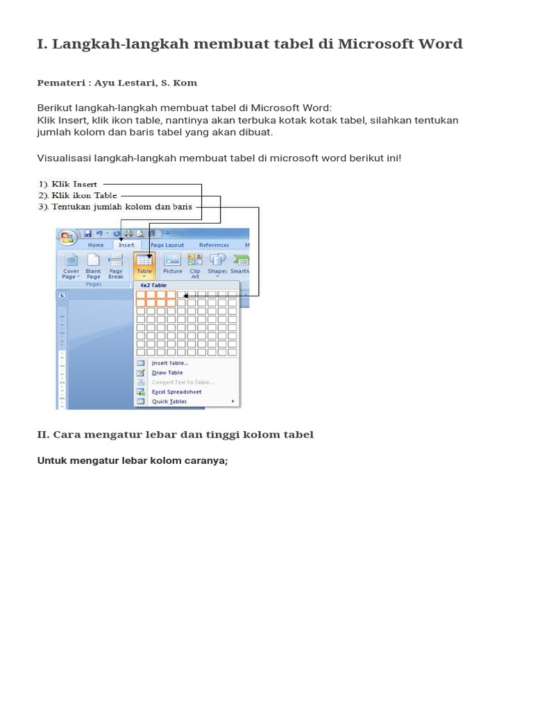 Materi Ms Word | PDF