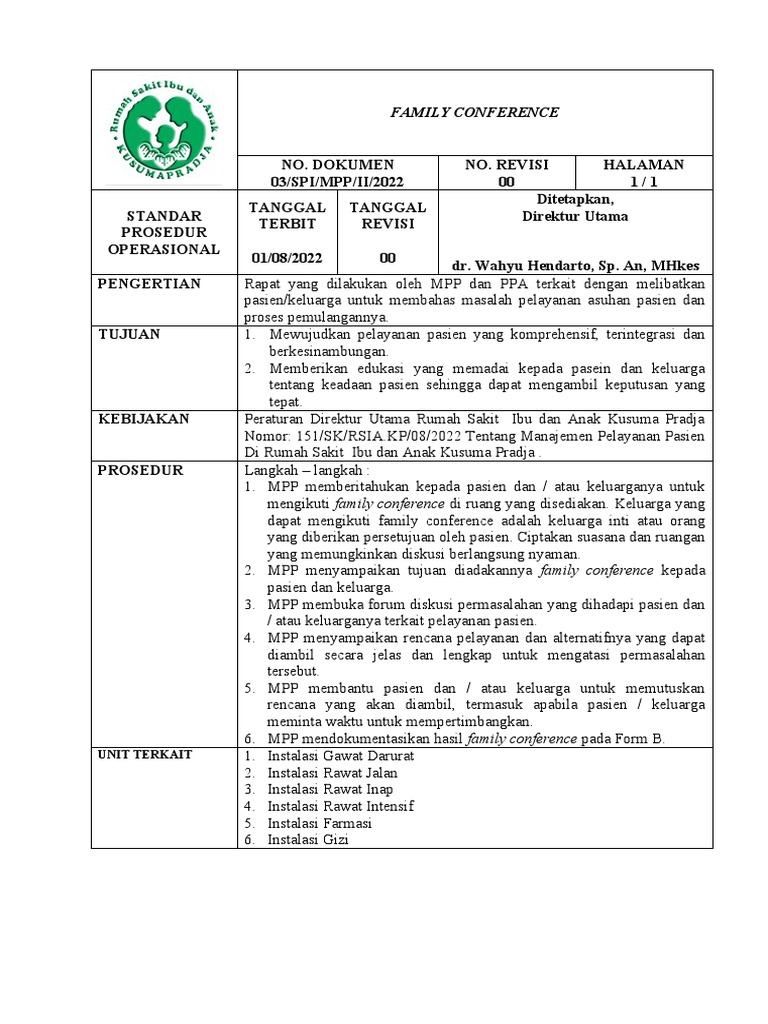 Spo Family Conference | PDF