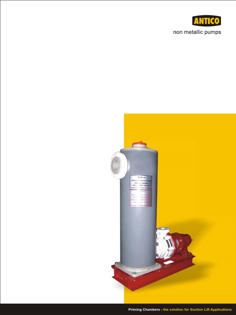 Priming Chambers for Centrifugal Pumps | PDF