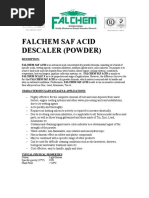 SAF-ACID Descaling Procedure Guide | PDF | Water | Dose (Biochemistry)