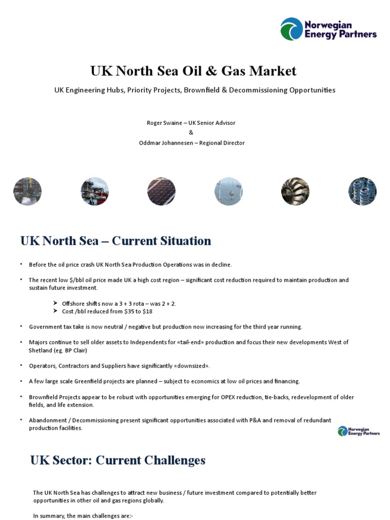 UK North Sea Oil & Gas Opportunities | PDF | Supply Chain | Price Of Oil