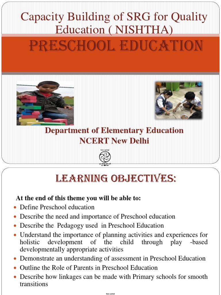 Preschool Education | PDF | Preschool | Early Childhood Education