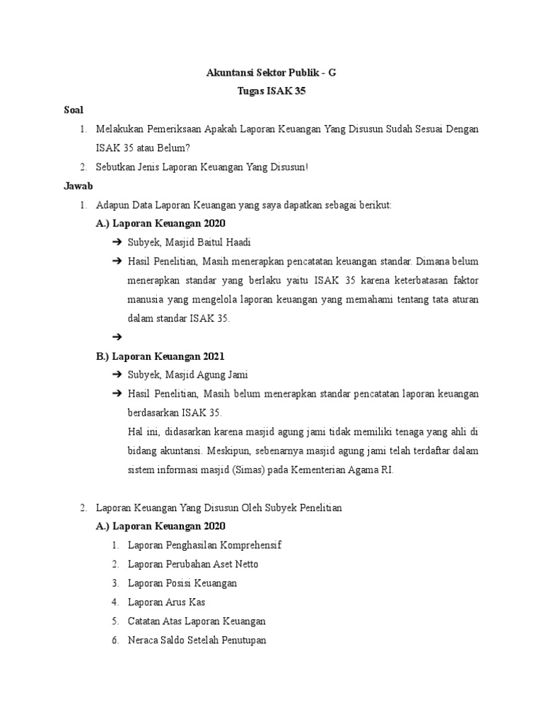 Ghifar Alif Utama - Isak 35 | PDF