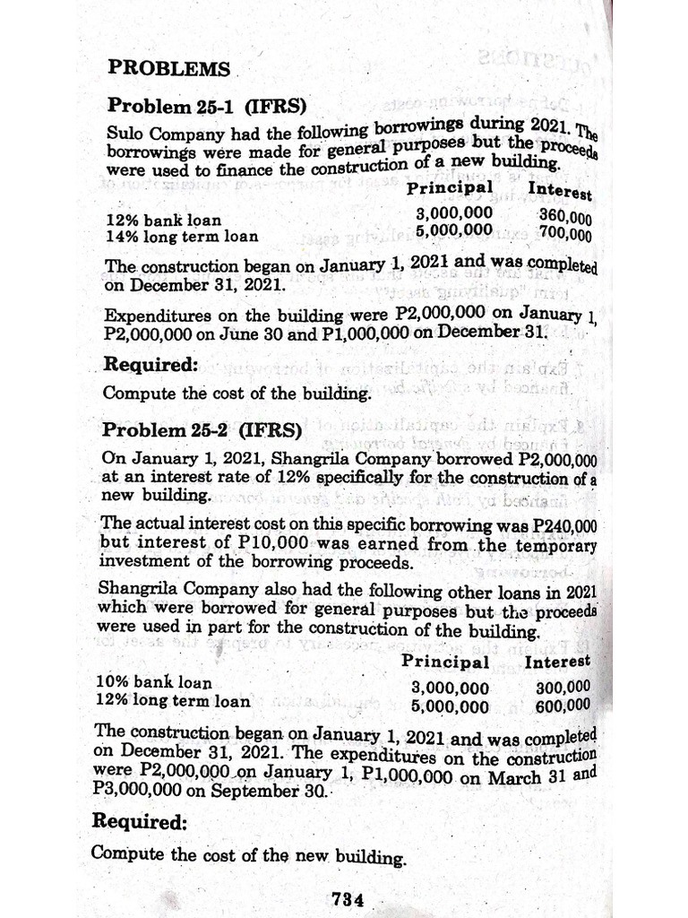 Chapter 25 Borrowing Cost | PDF