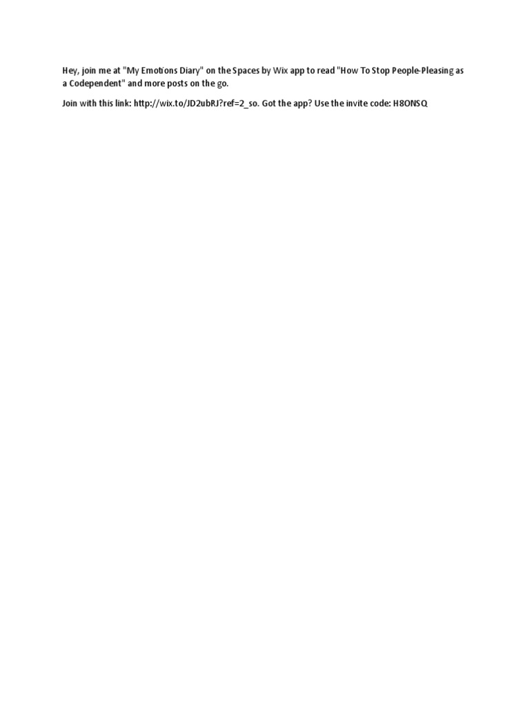 Link To How To Stop People Pleasing | PDF
