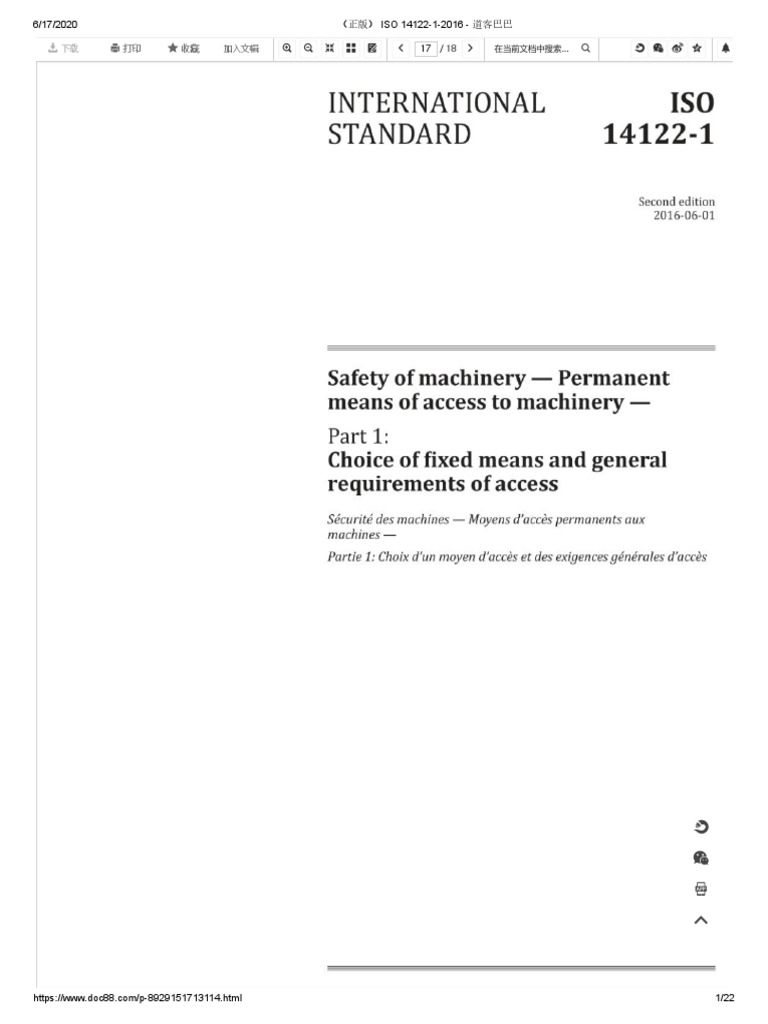 Iso 14122-1 | PDF