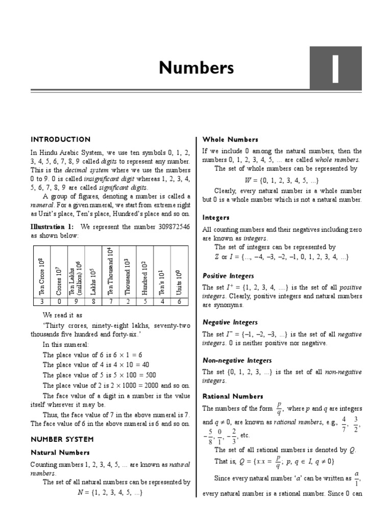 Number | PDF | Numbers | Division (Mathematics)