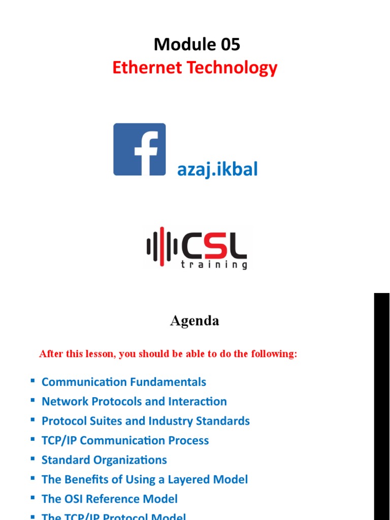 Module 05 - Ethernet Technology | PDF