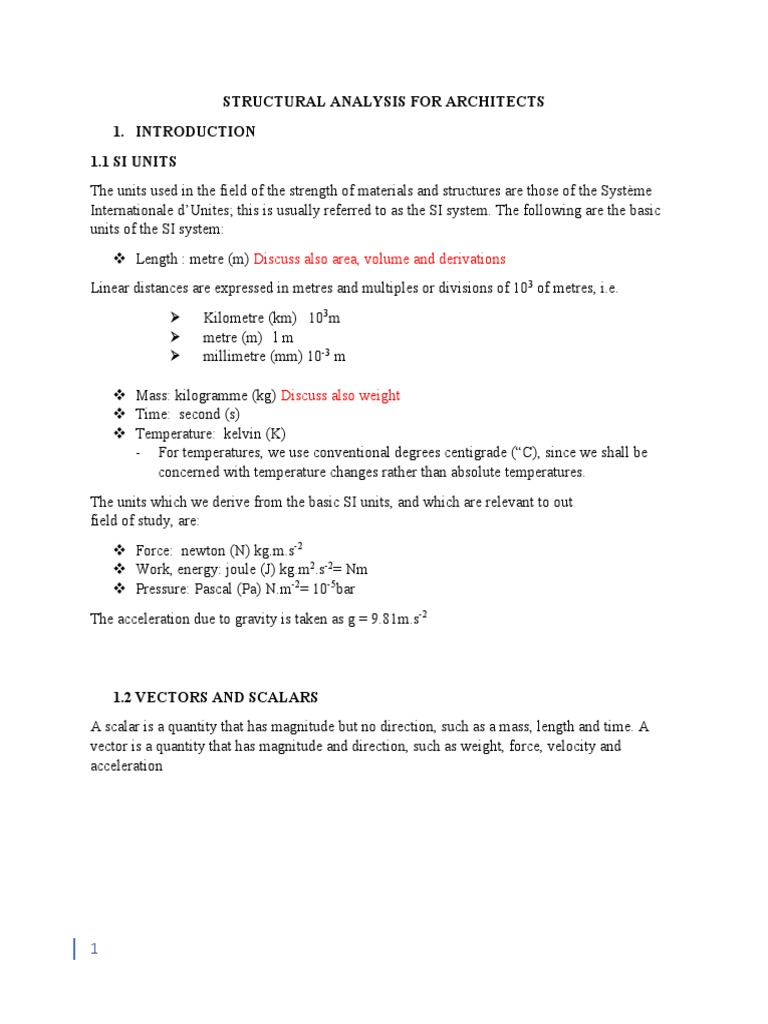 Structural Analysis for Architects: An Introduction | PDF | Truss | Force