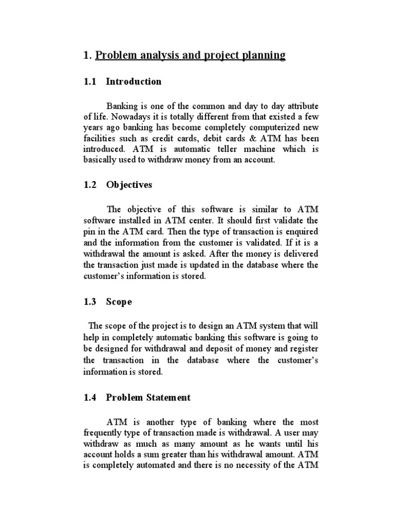 Daya Synopsys | PDF | Automated Teller Machine | Databases