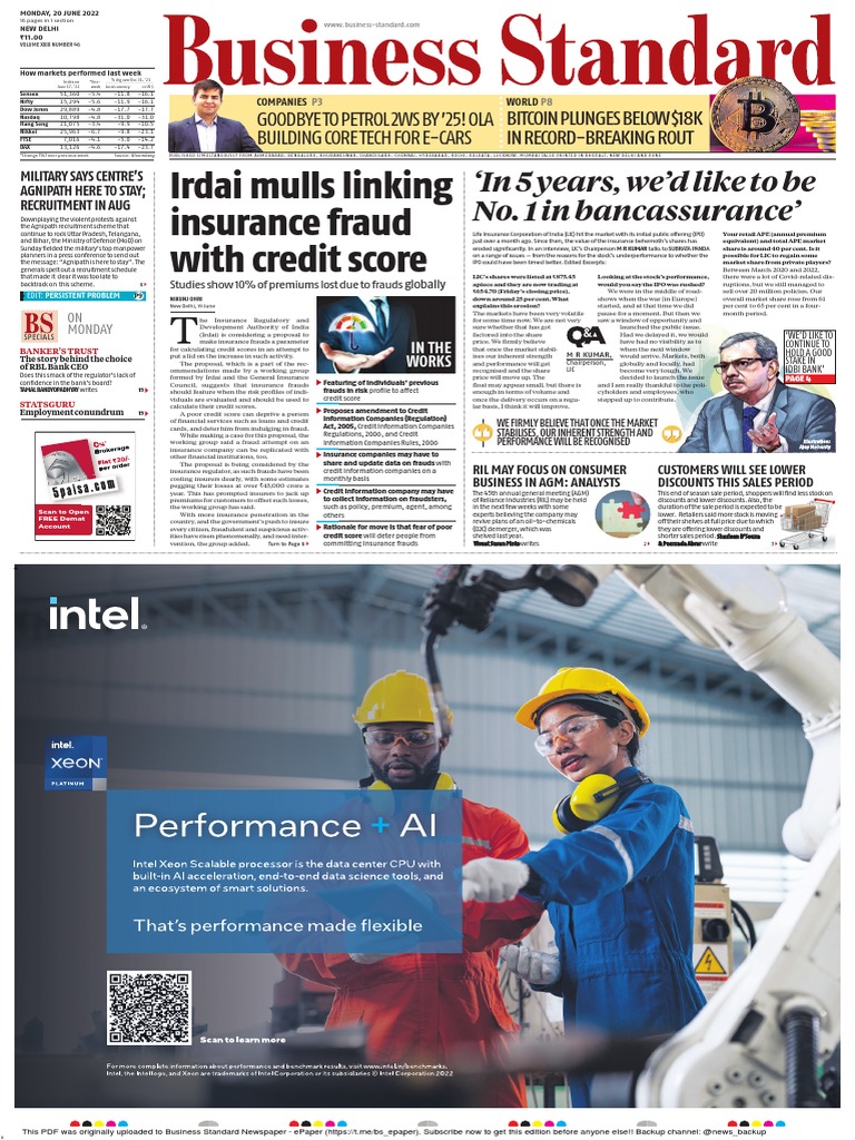 @bs Epaper | PDF | Insurance | Credit