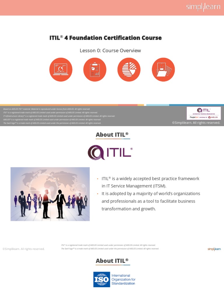 Lesson 0 - Course Overview | PDF | It Service Management | Business