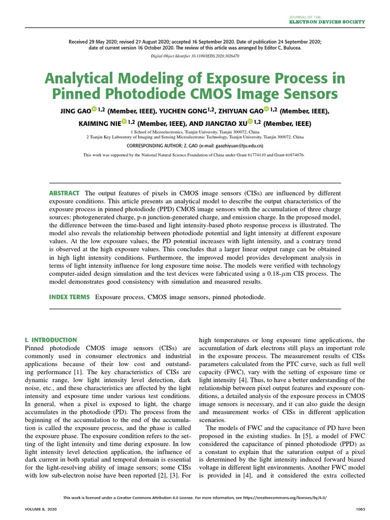 Analytical_Modeling_of_Exposure_Process_in_Pinned_Photodiode_CMOS_Image_Sensors | PDF | P–N ...
