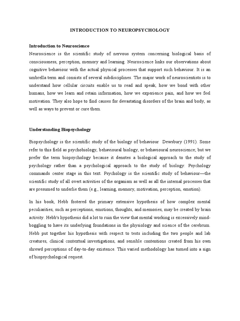 Intro To Neuro | PDF | Neuroplasticity | Behavioral Neuroscience