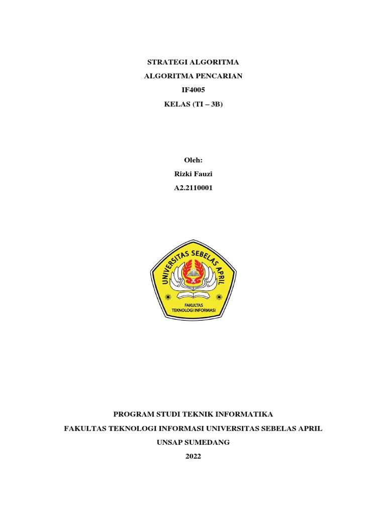 MENCAKUP ALGORITMA DAN PERMAINAN: MENGGUNAKAN ALGORITMA DEPTH-FIRST ...