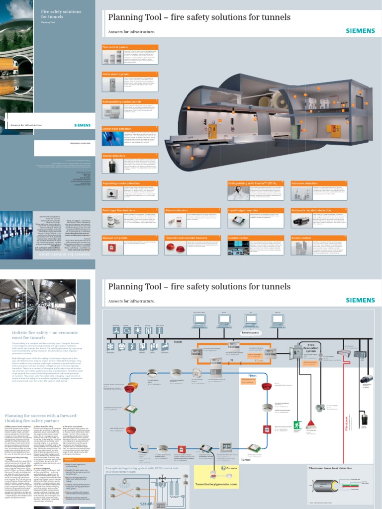 Fire Safety Solutions For Tunnels - Siemens Building Technologies | PDF ...