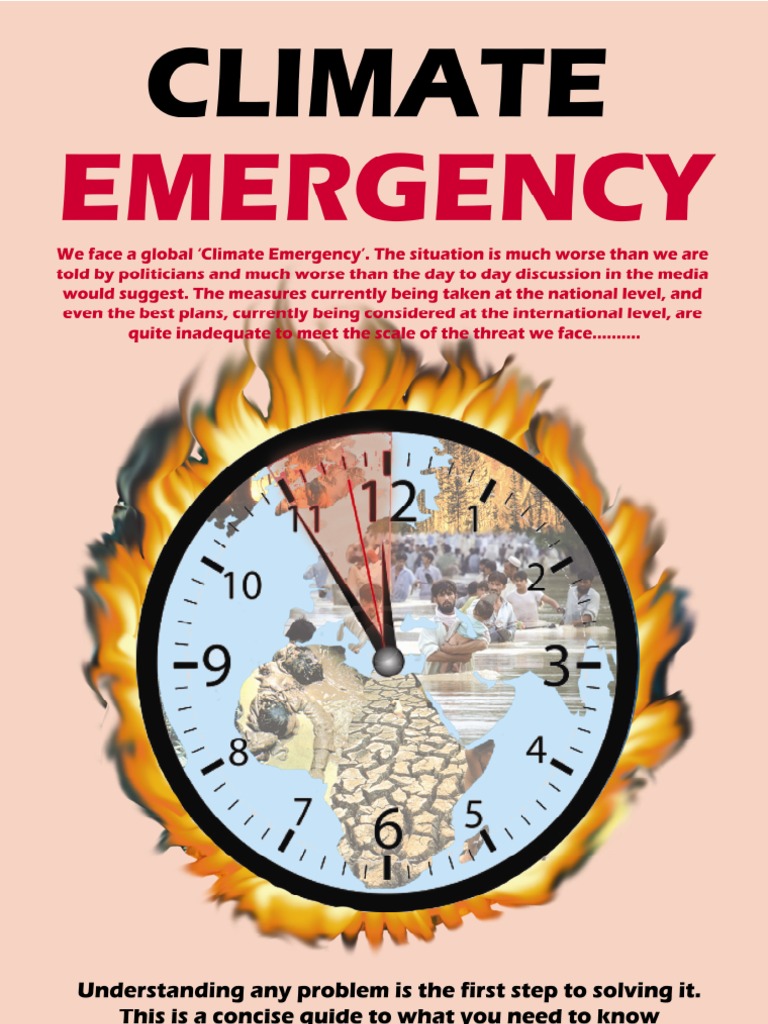 Climate Emergency pamphlet | Greenhouse Effect | Global Warming