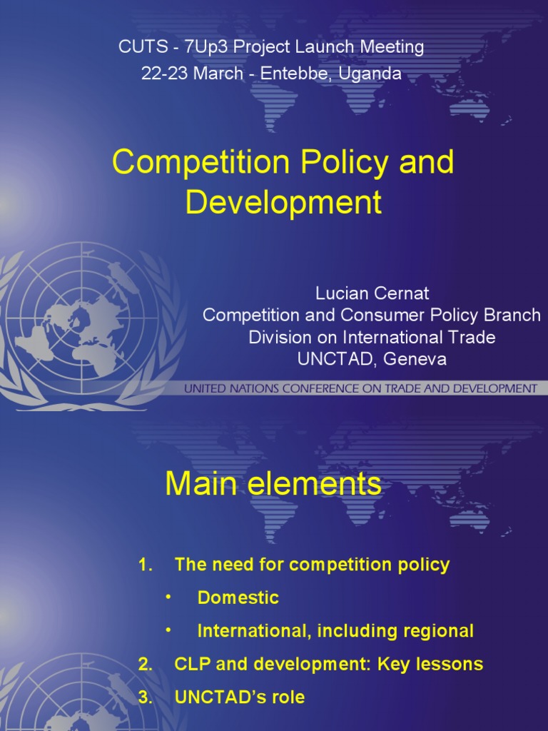 Competition Policy and Development-Lucian Cernat | PDF | Competition ...