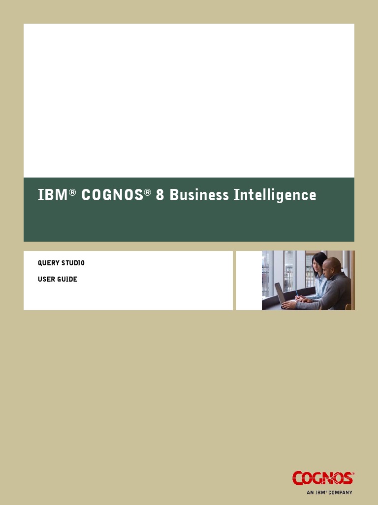 IBM Cognos 8 Business Intelligence: Query Studio User Guide | PDF ...