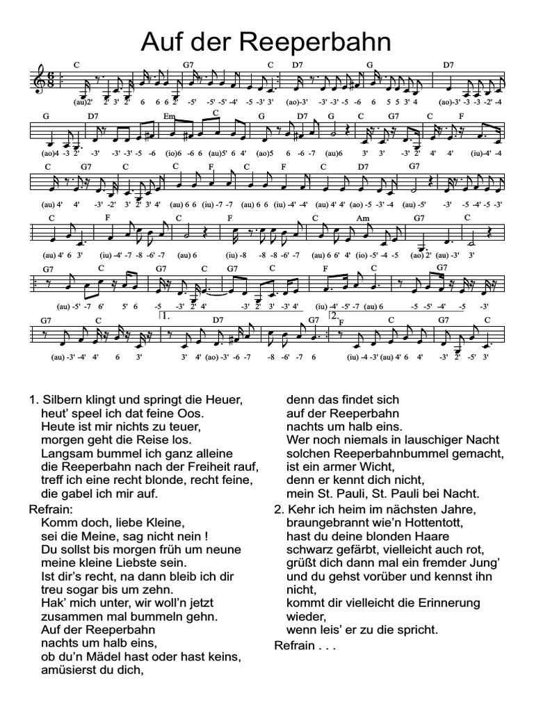 Auf Der Reeperbahn | PDF