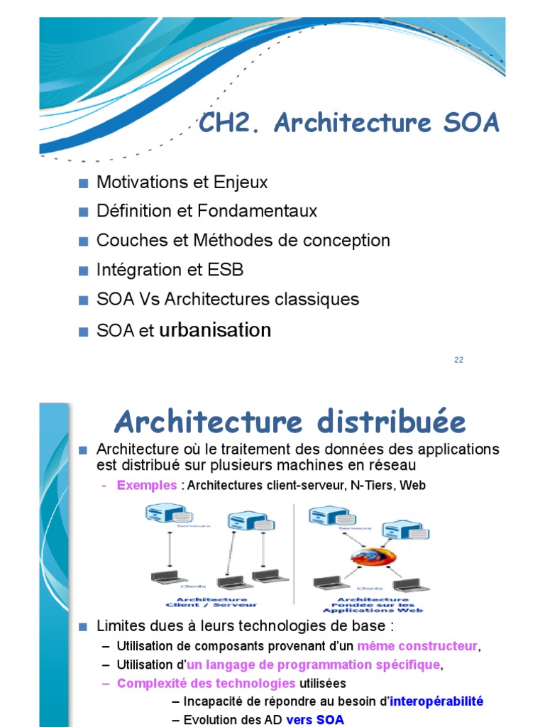 ChapII Architecture SOA | PDF | Architecture orientée services | Middleware