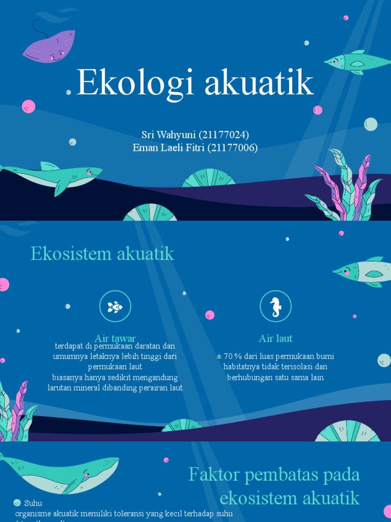 Ekoling Akuatik Ekologi | PDF | Sains & Matematika