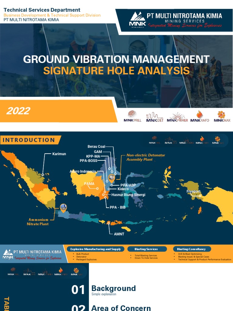 Ground Vibration Management - Signatue Hole Analysis | PDF ...