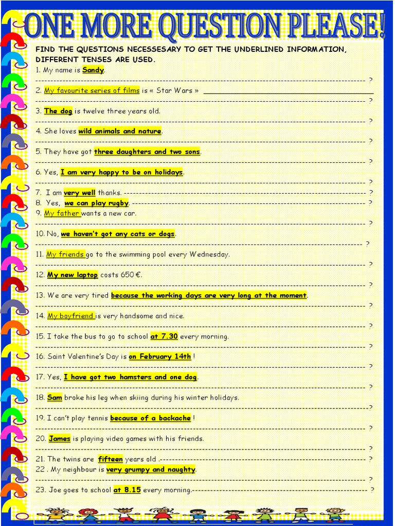 Mixed Subject - Object Questions | PDF