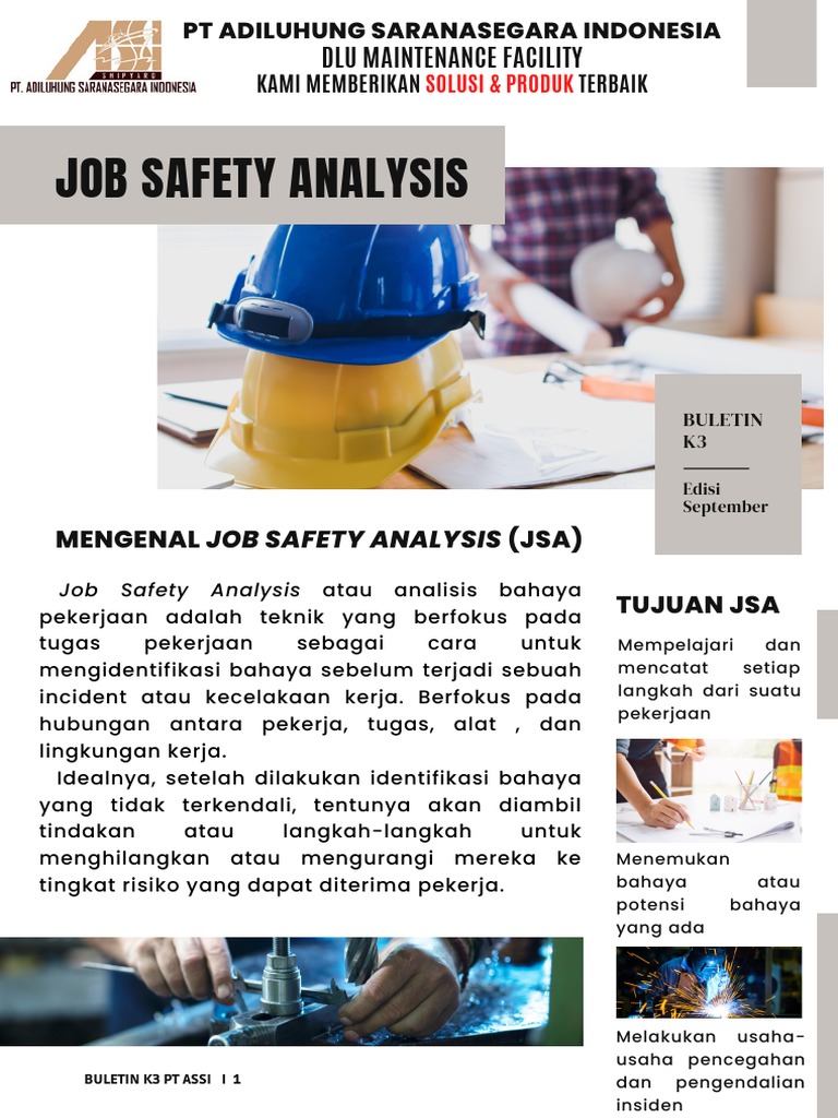 Buletin K3 September - Jsa | PDF