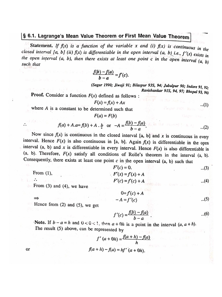 Lagrange's Theorem and Cauchy's Theorem | PDF