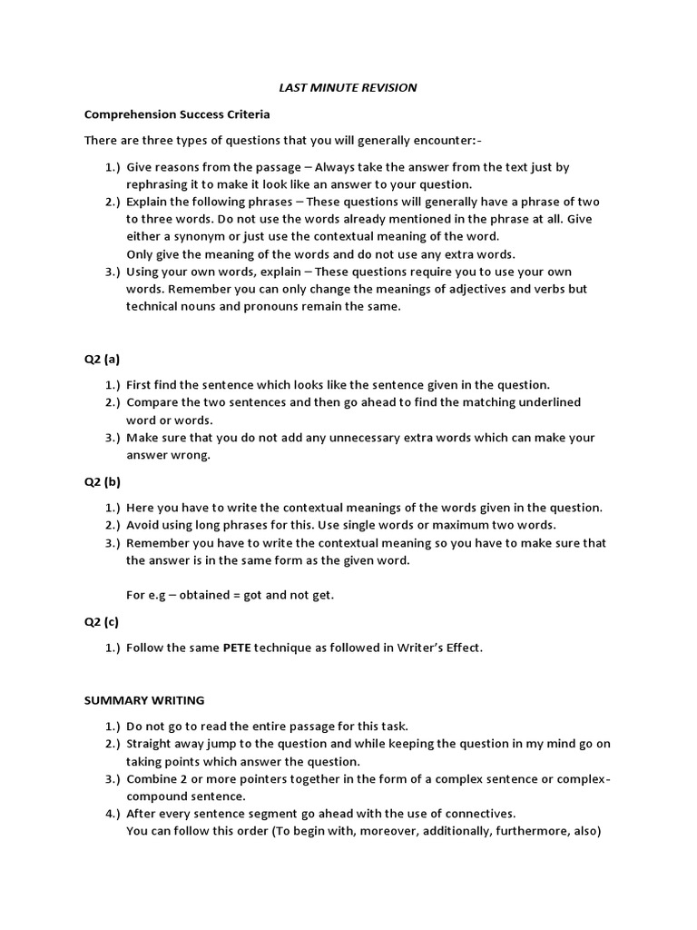 English IGCSE | PDF | Word | Subject (Grammar)