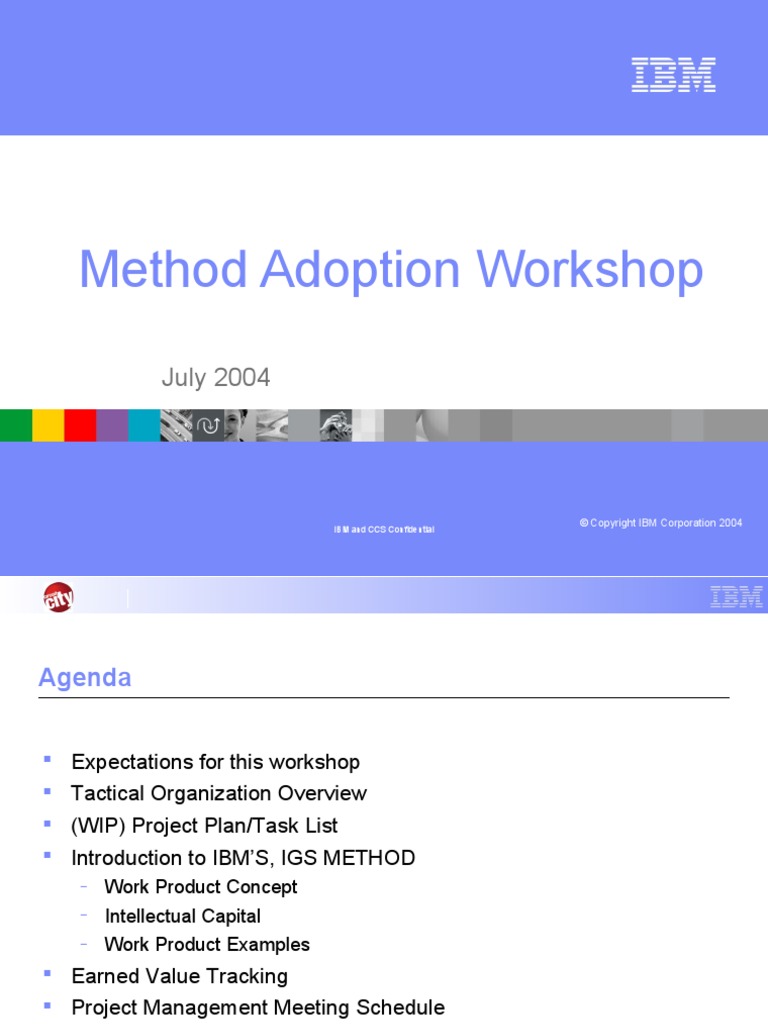 IBM Method Adoption Workshop | PDF | Product Lifecycle | Databases
