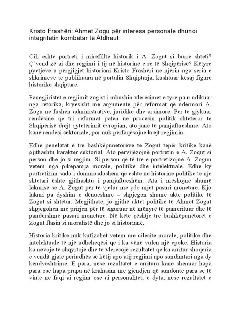 Kristo Frashëri | PDF