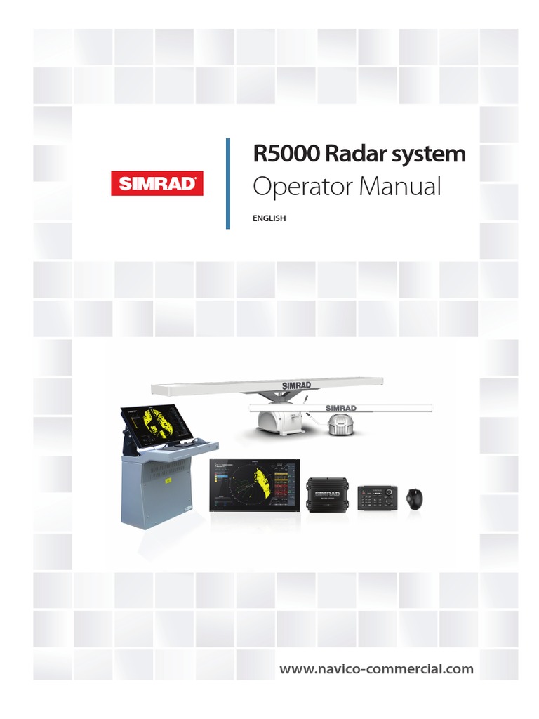 Operator Manual: R5000 Radar System | PDF | Menu (Computing) | Radar