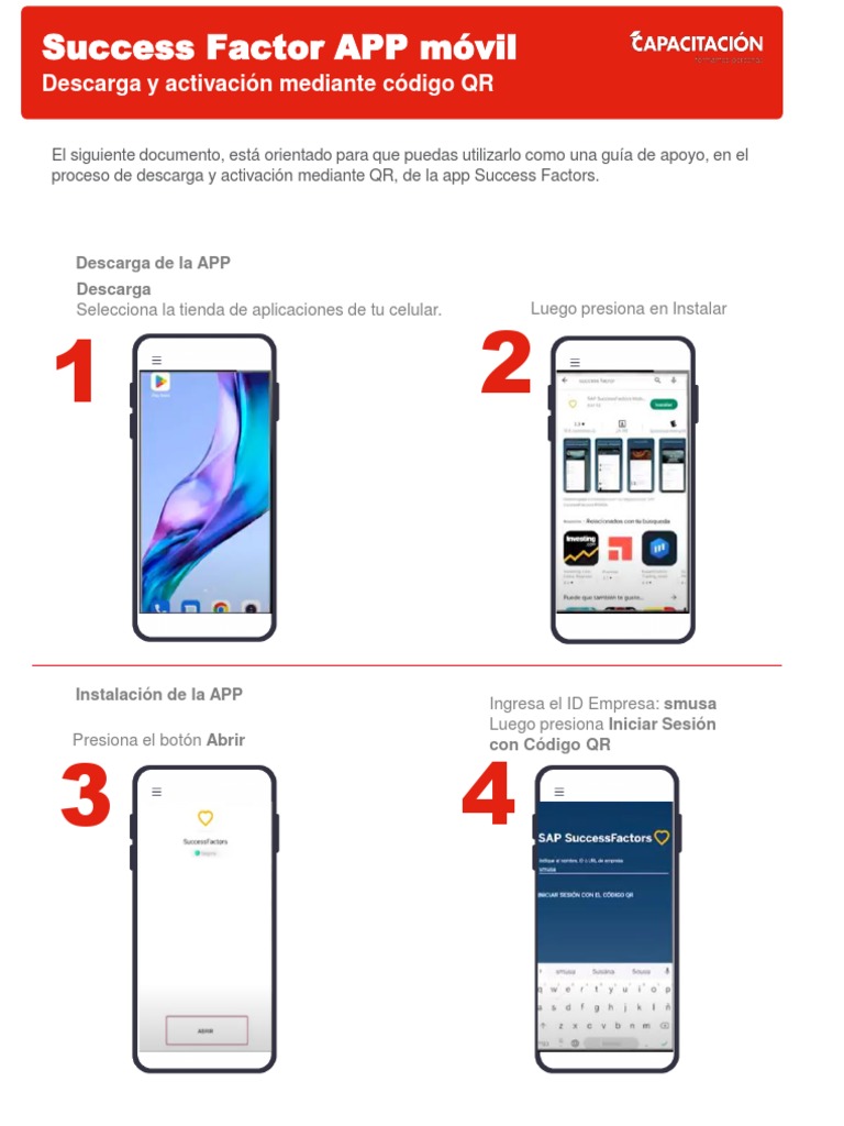 Paso A Paso Descarga y Activación APP SSFF | PDF