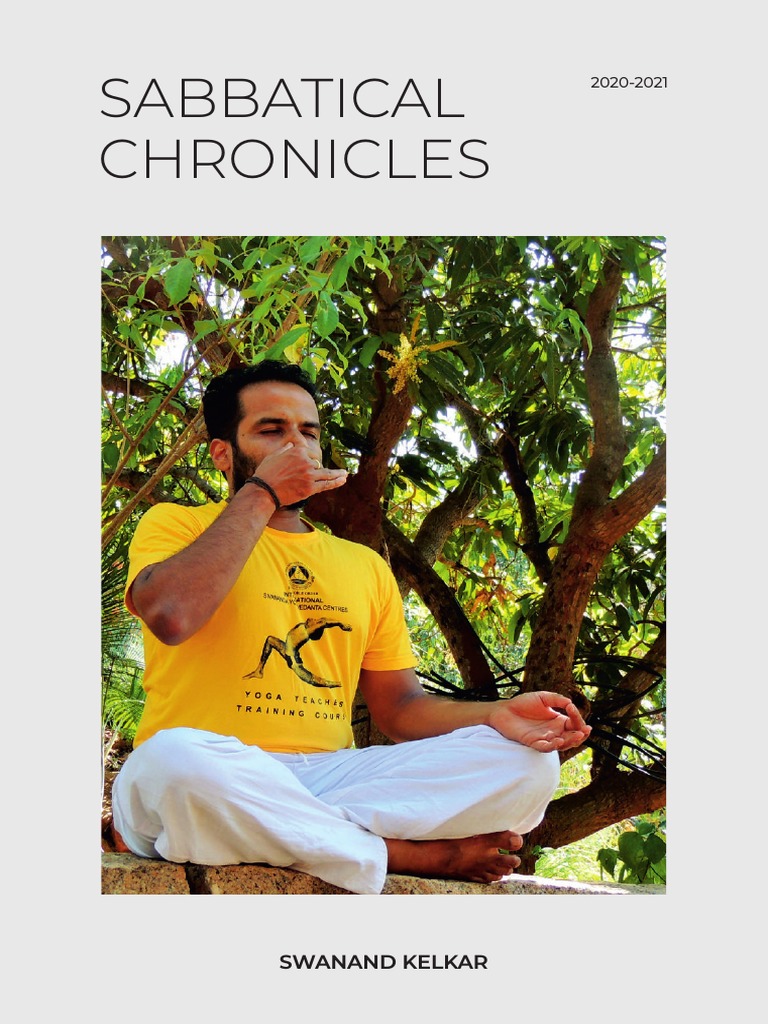 Sabbatical Chronicles Swanand Kelkar | PDF | Mind