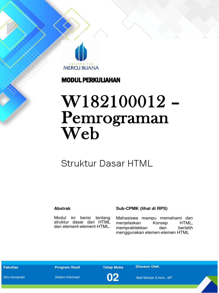 Modul PW2 | PDF