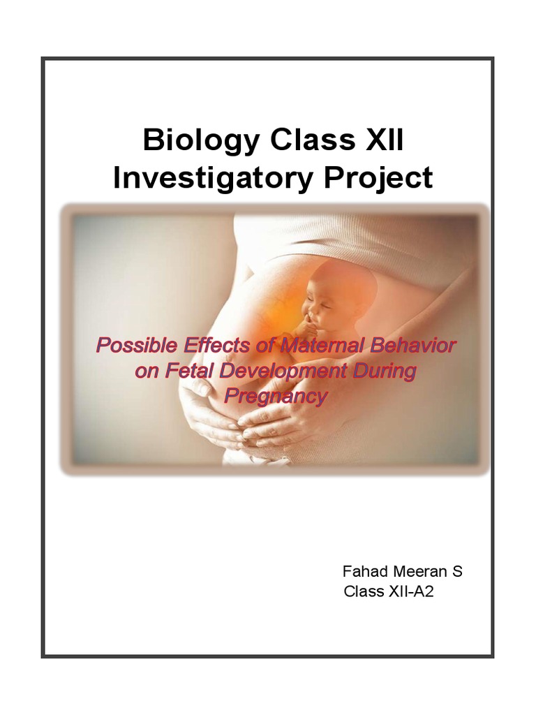 Understanding the Causes and Effects of Maternal Substance Abuse and ...