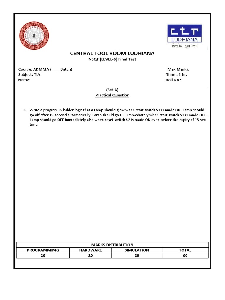 08 Tia Portal Practical Pdf Manufactured Goods Electrical Engineering