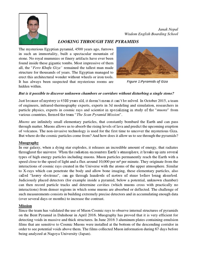 LOOKING THROUGH THE PYRAMIDS - Janak Nepal | PDF | Physics | Physical ...