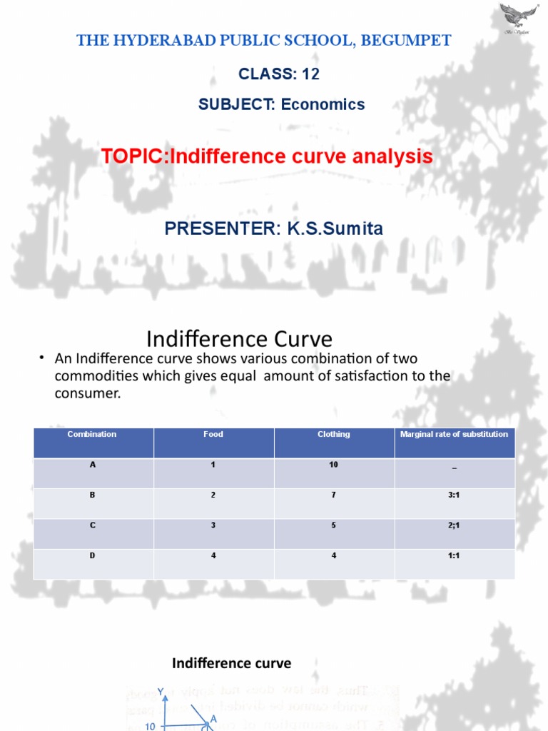 Indifference Curve Analysis | PDF | Utility | Market (Economics)