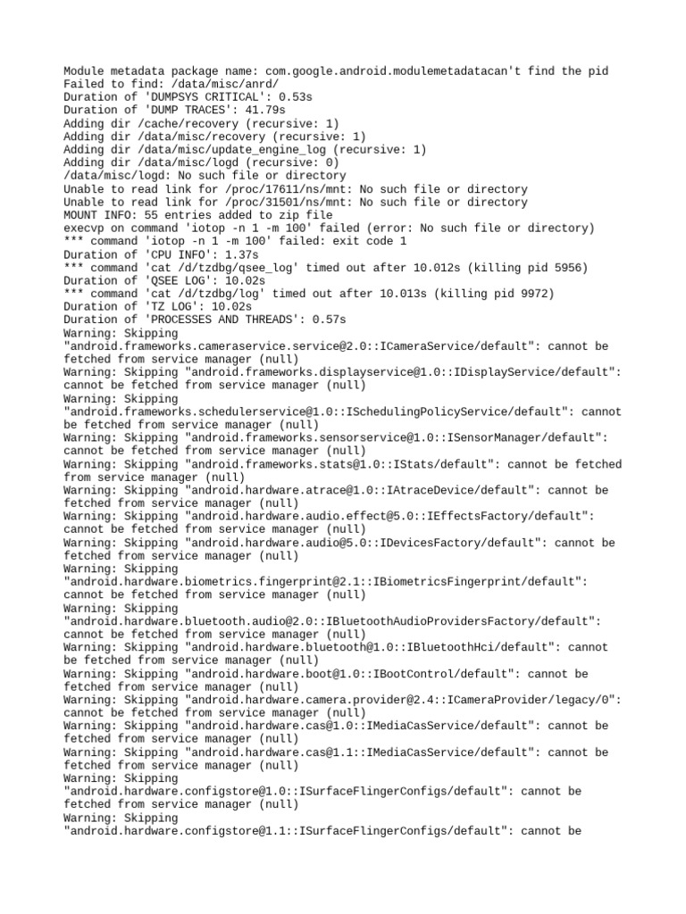 Android Module Metadata Errors | PDF | Computer Programming | Software Engineering