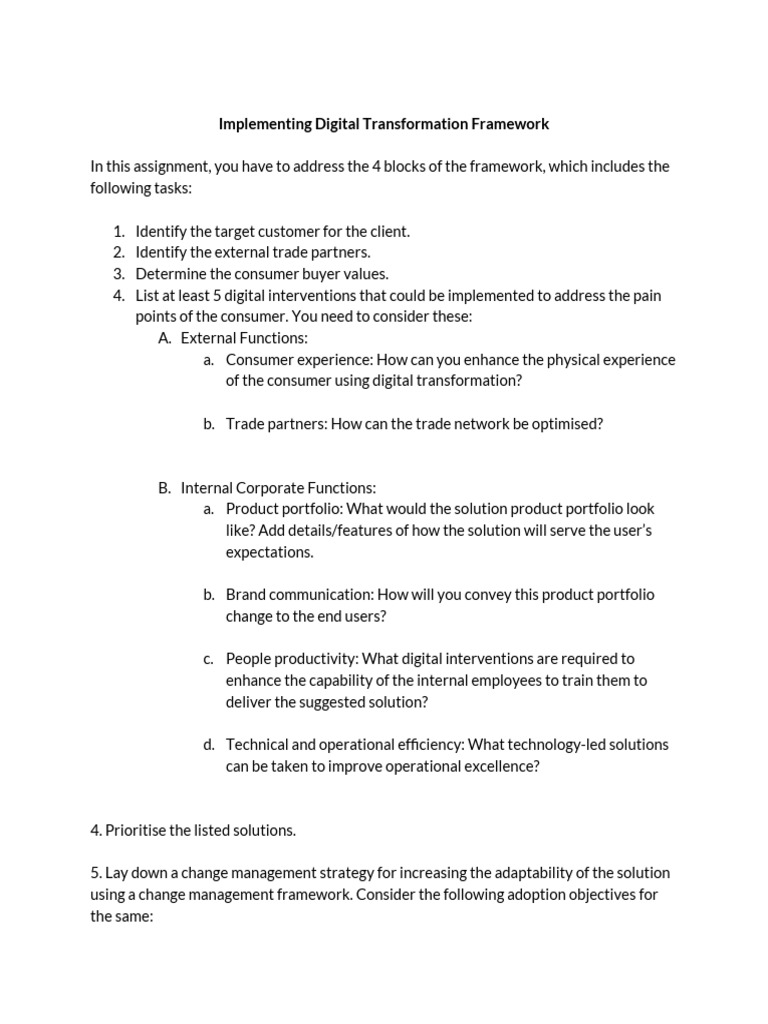M5+Assignment+Submission+Document+ Learner | Download Free PDF | Change Management | Customer